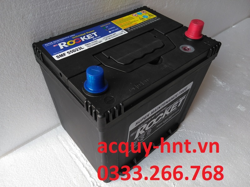 Ắc Quy Khởi Động Rocket SMF 55D23R (12V - 60AH)